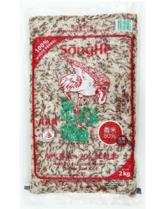 SongHe 80% Thai Fragrant Rice + 20% Noble Red Rice 2kg - healthstore.sg
